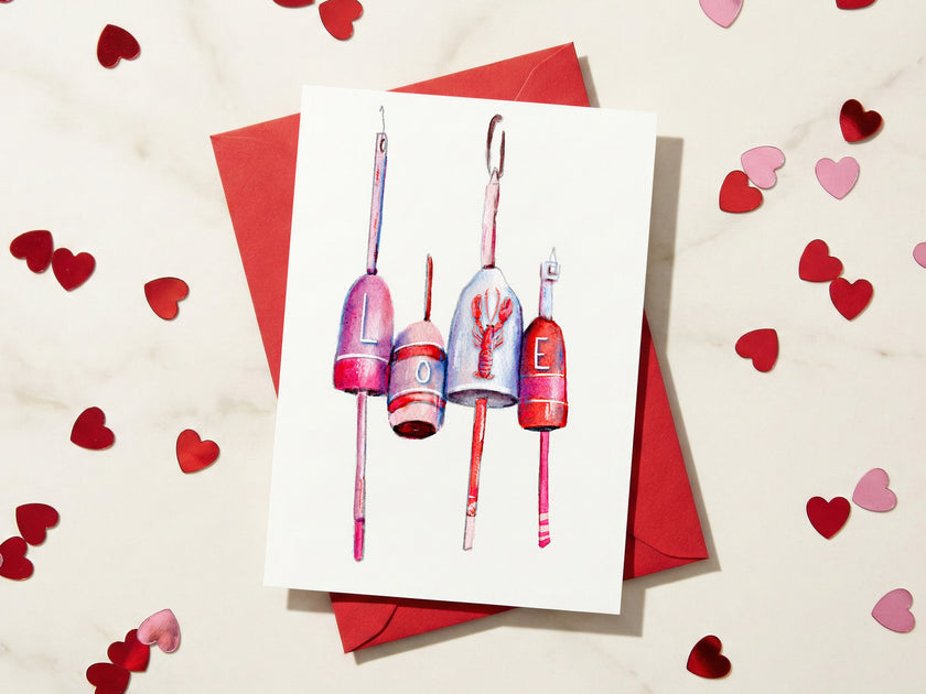 Love Buoys Folded Greeting Card – ALR Designs
