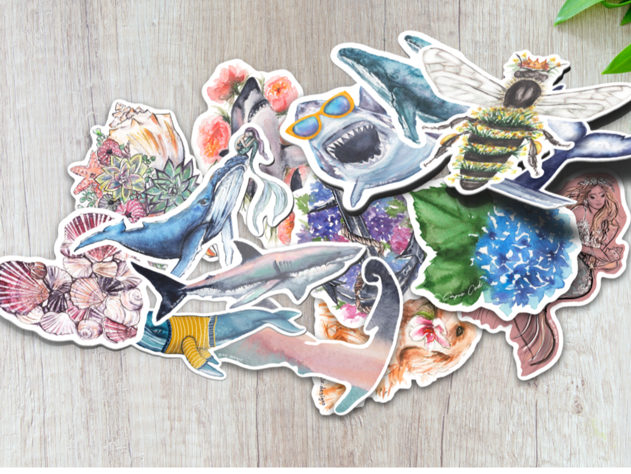 3 inch stickers! Build your own sticker pack! – ALR Designs